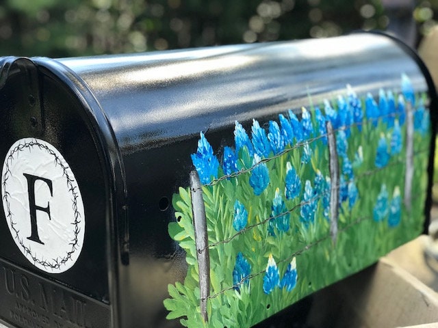 Business Logo Mailbox Hand Painted Custom Logo on Mailboxes | Etsy