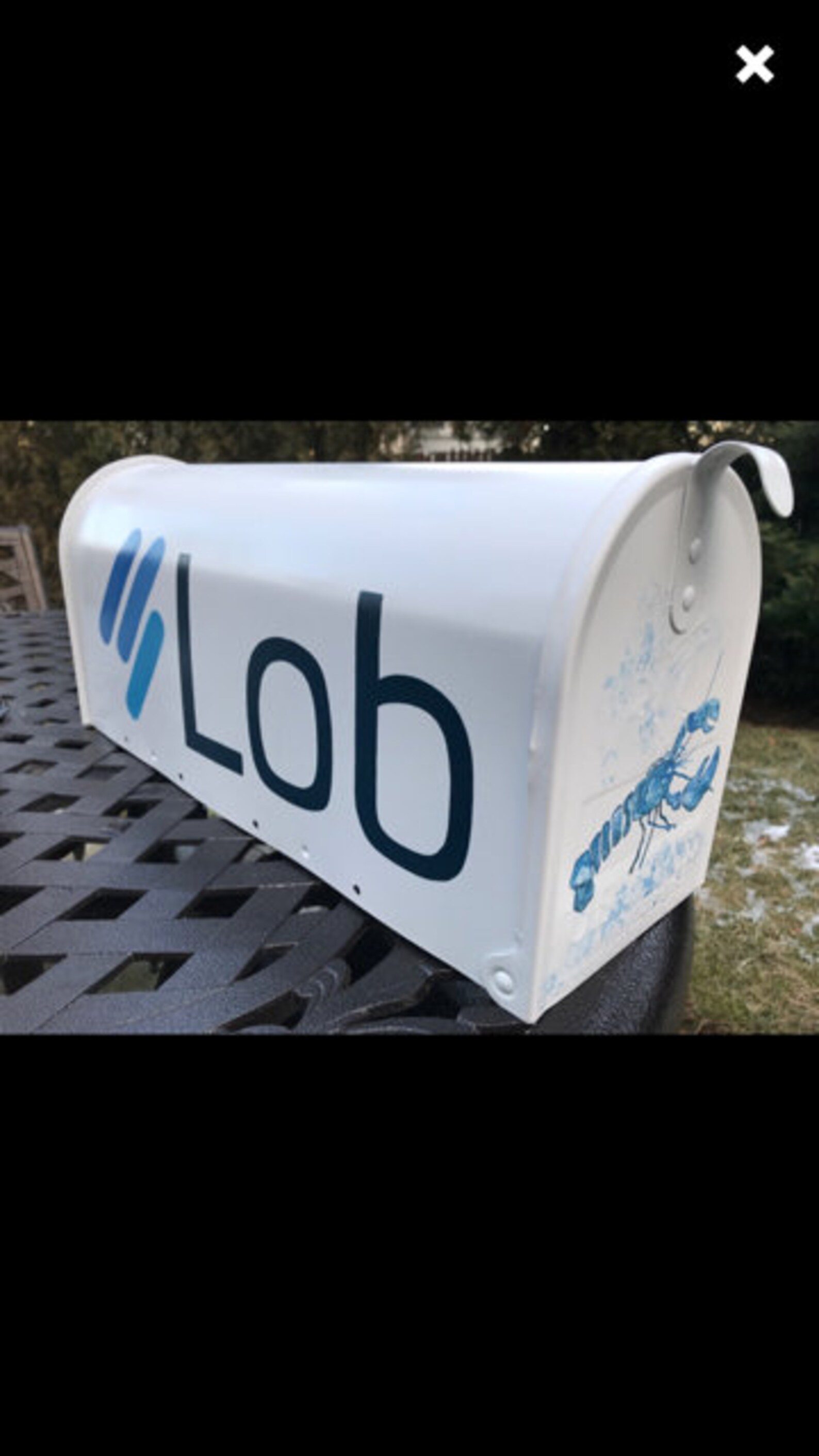 Business Logo Mailbox Hand Painted Custom Logo on Mailboxes - Etsy