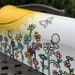 Colorful Mailbox, Whimsical Mailboxes, Bold Garden Art, Painted ...