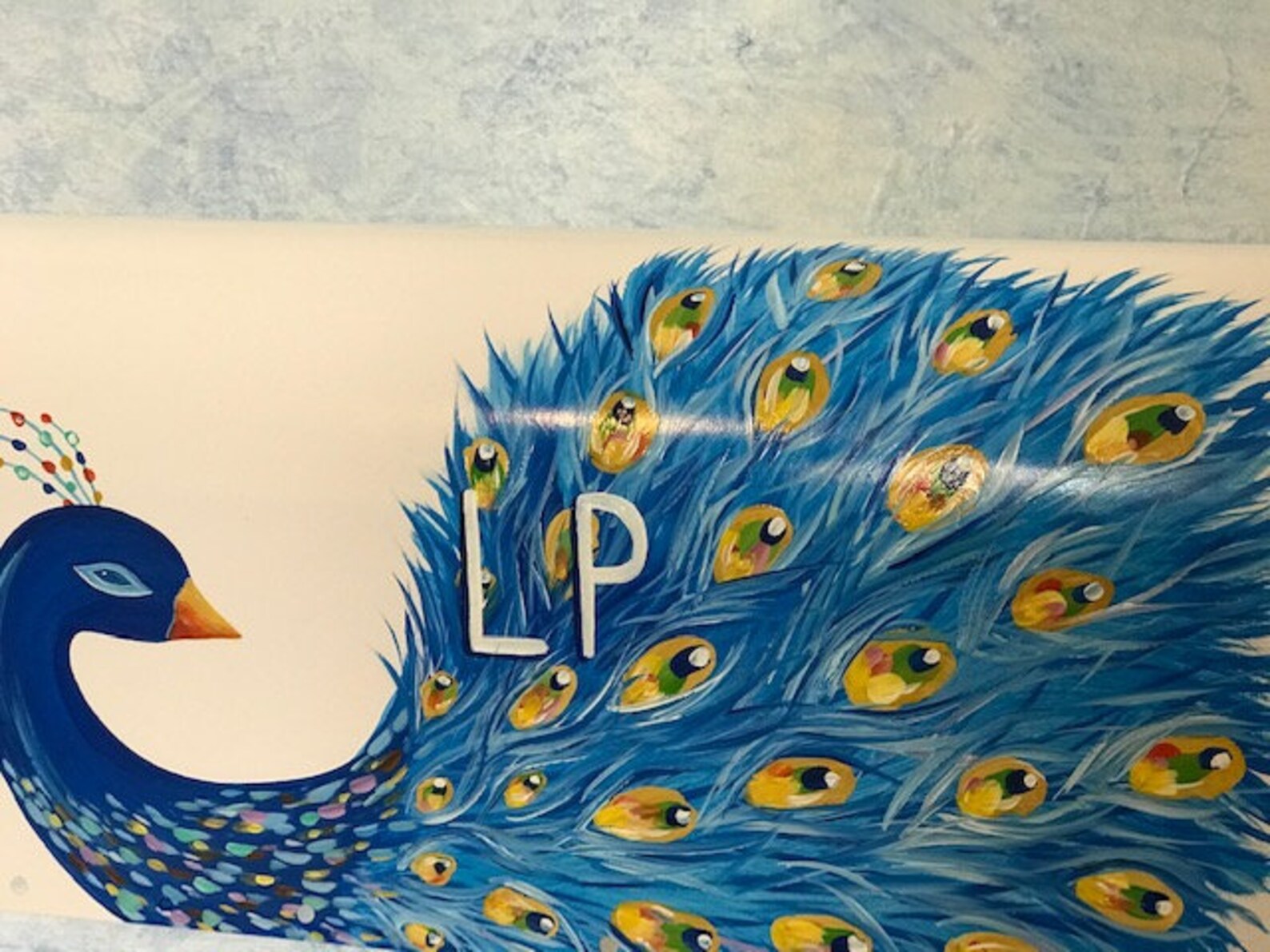 Custom Painted Mailboxes Exotic Bird Art Peacock Painting - Etsy