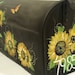 Monarch Butterfly Sunflower Mailbox – Hand Painted Floral Rural Art - Etsy