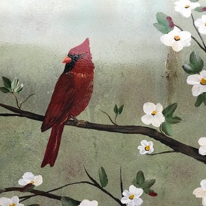 Cardinal Mailbox, Uniquely Painted Mailbox With Cardinals, Cardinal ...