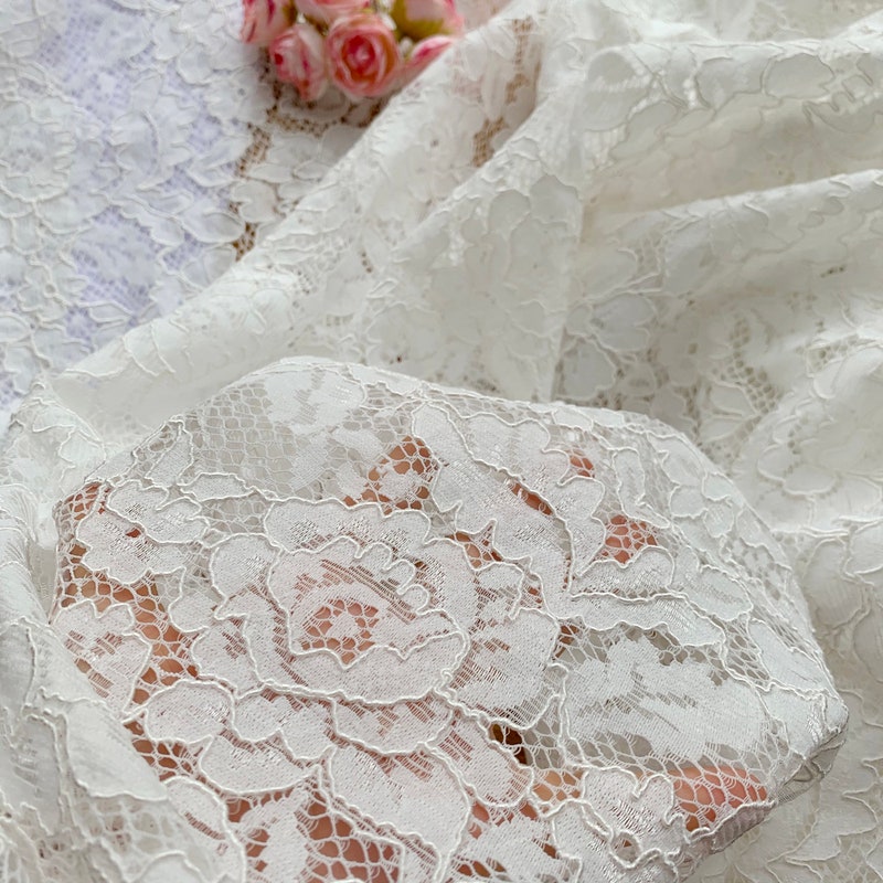 Alencon Lace Fabric - Etsy
