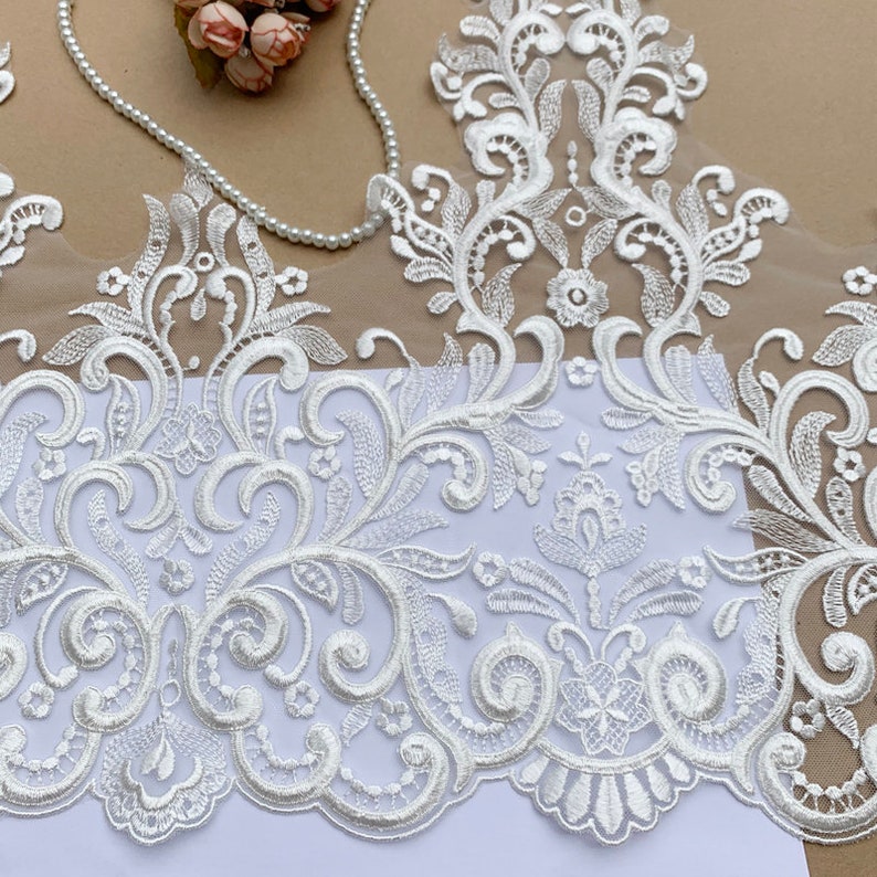 IVORY Super Good Quality Sell by Yard 19'' Wide - Etsy