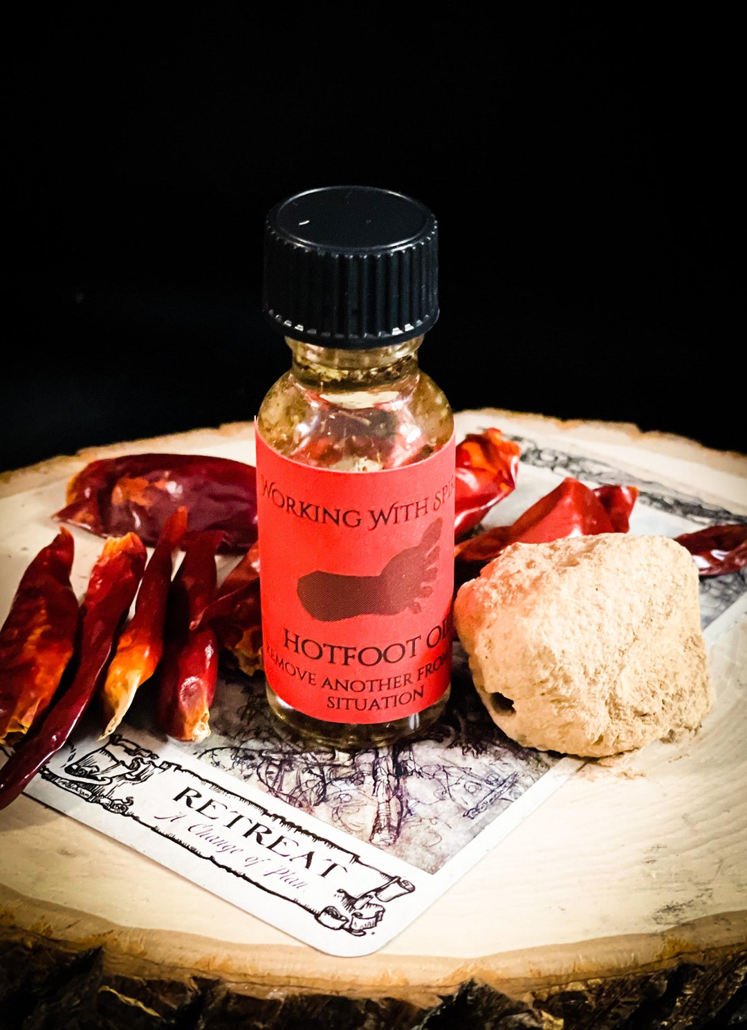 Hotfoot Oil - Drive Your Enemies Away -hoodoo - Etsy