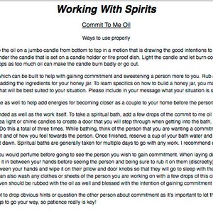 Commit to Me Oil Get That Commitment or Proposal Hoodoo - Etsy