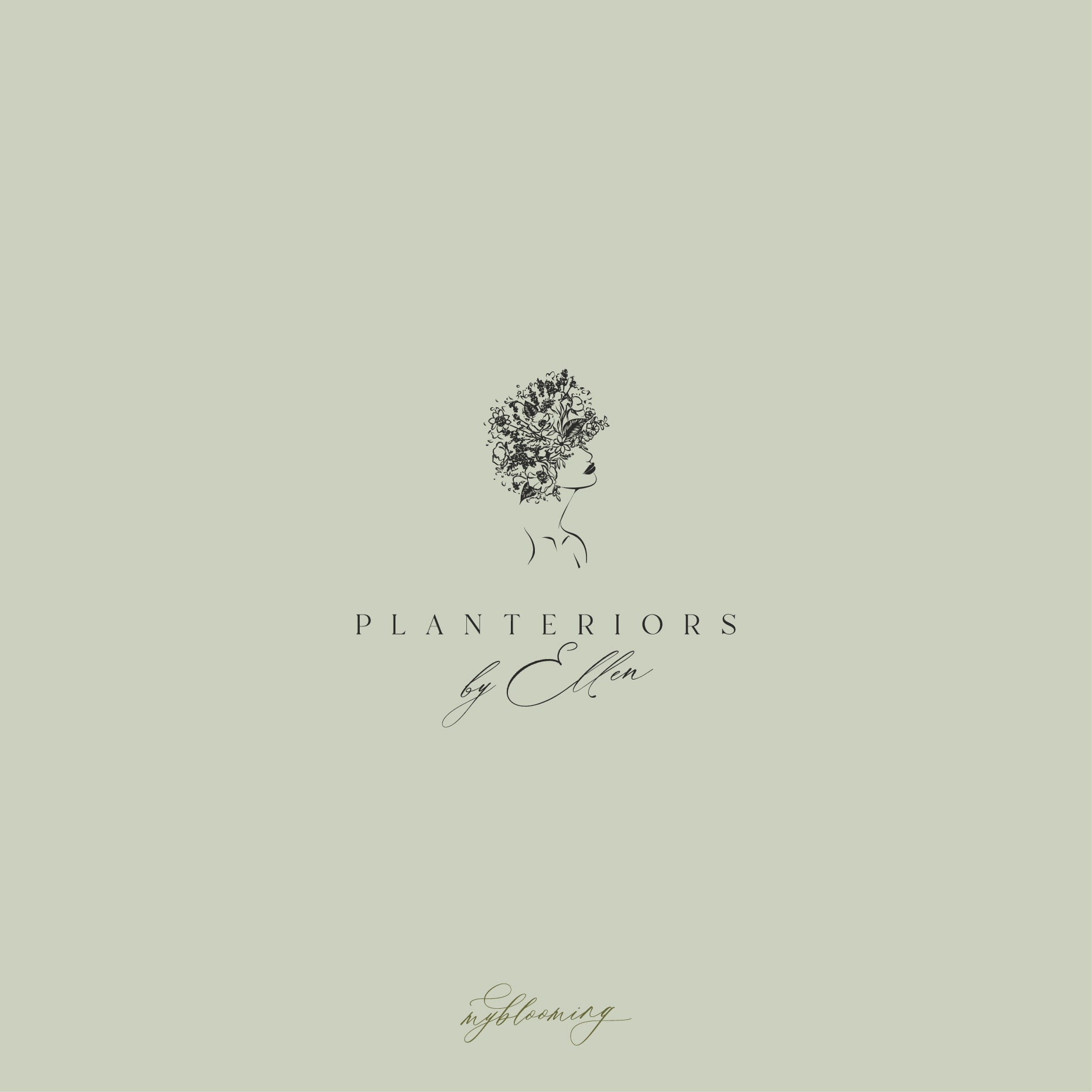 Florist Logo Blooming Head Logo Event Planner Logo Floral Logo Farm ...