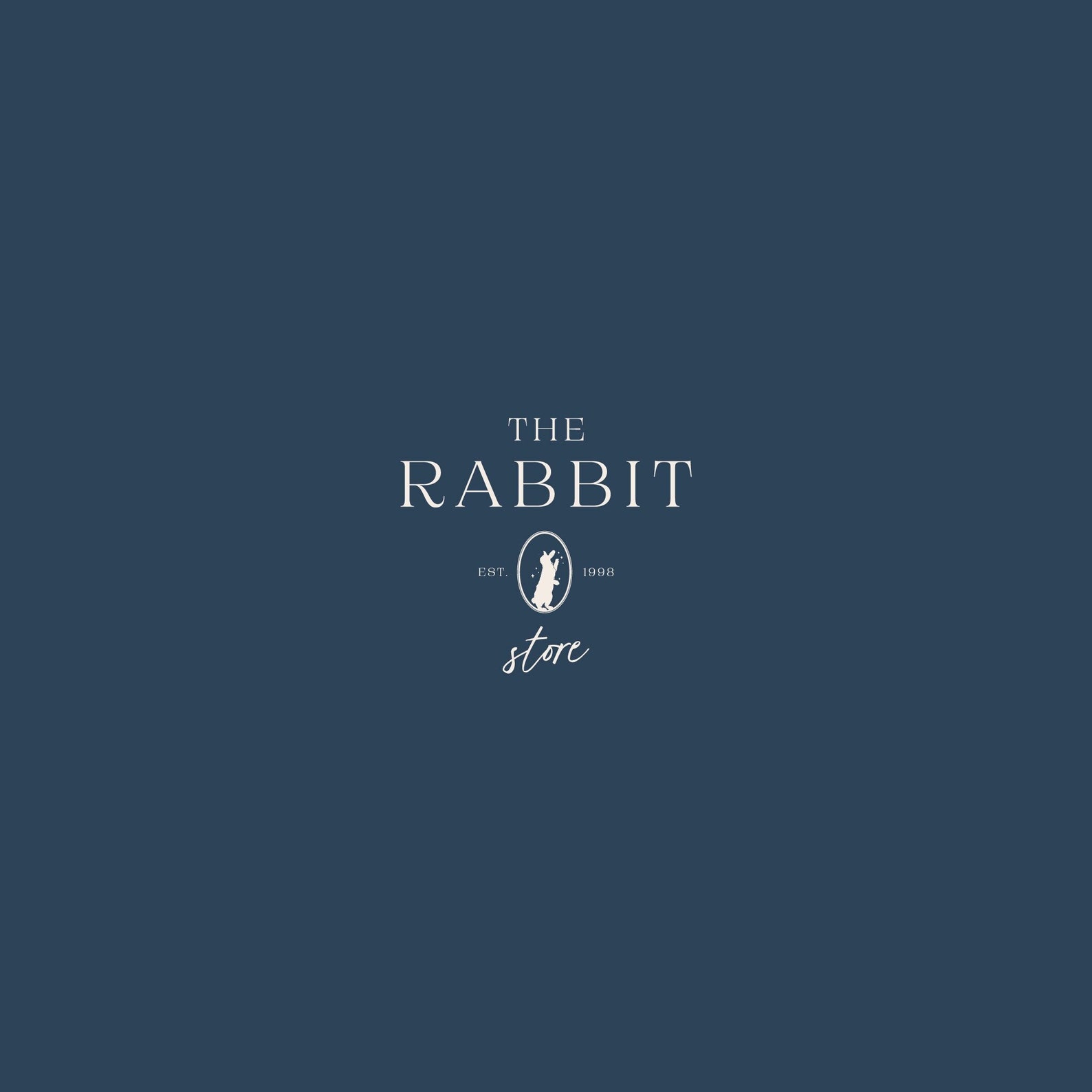 Rabbit Logo, Bunny Logo, Minimal Serif Logo With Rabbit Drawing, Animal ...