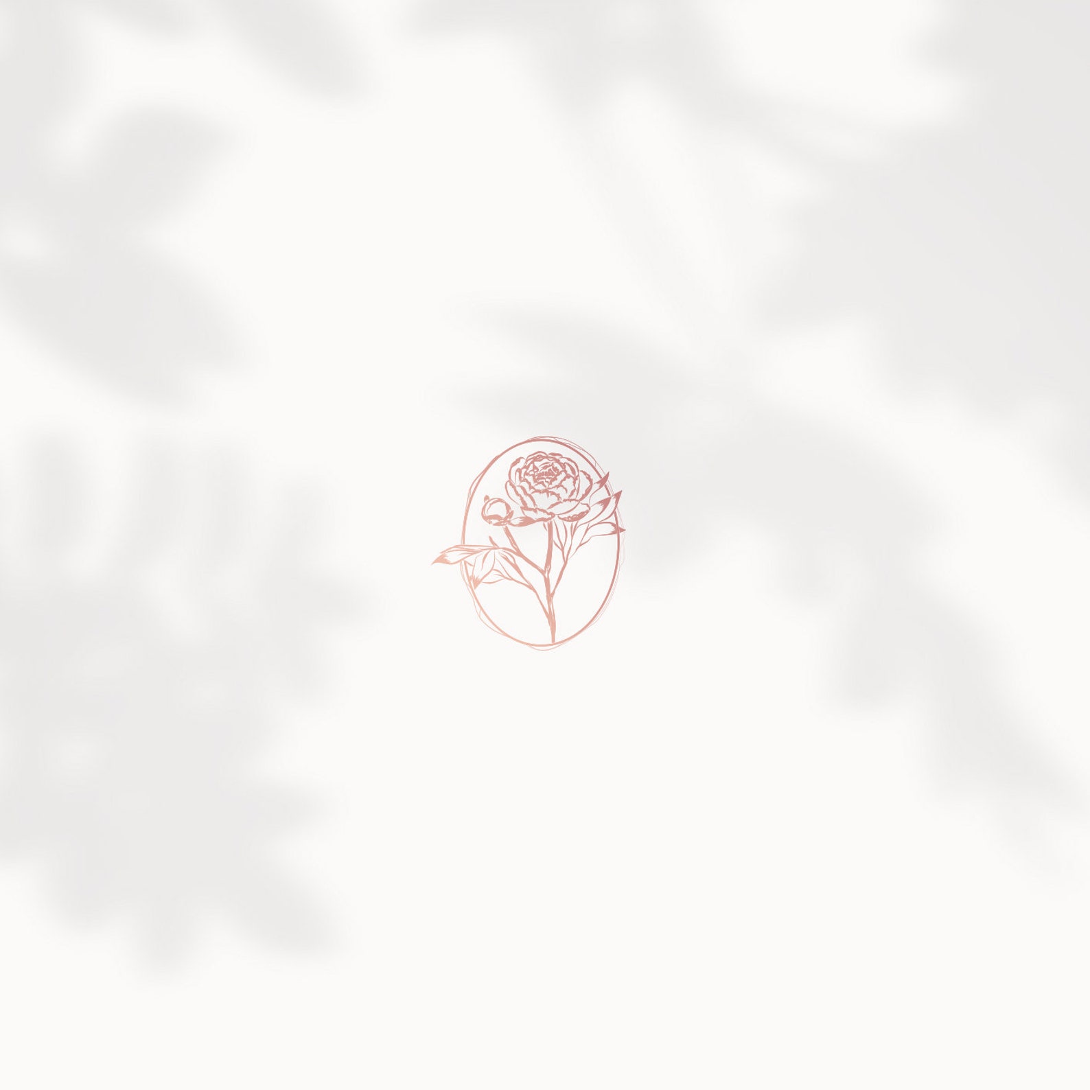 Peony Logo Design Flower Monogram Logo H Letter Logo Natural Logo ...