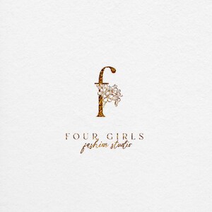 Photography Logo, Event Planner Logo, Feminine Logo, Premade Floral ...