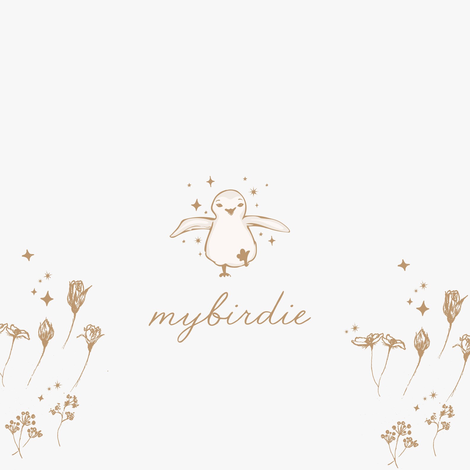 My Birdie. Bird Logo Design Chick Logo Nestling Logo Holistic Logo ...