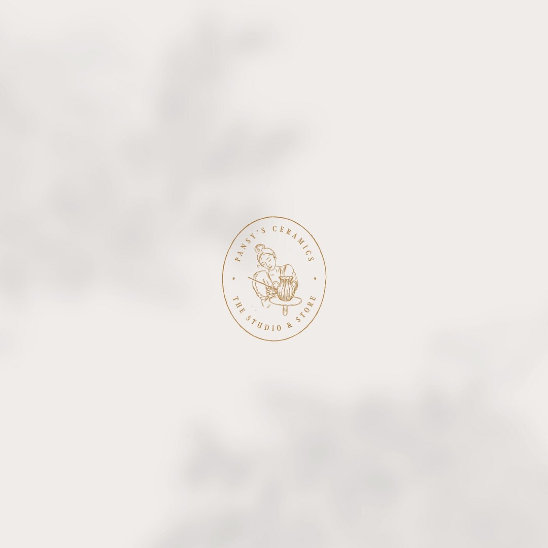 Ceramic Artist Logo Pottery Logo Handcraft Logo Hand Drawn - Etsy