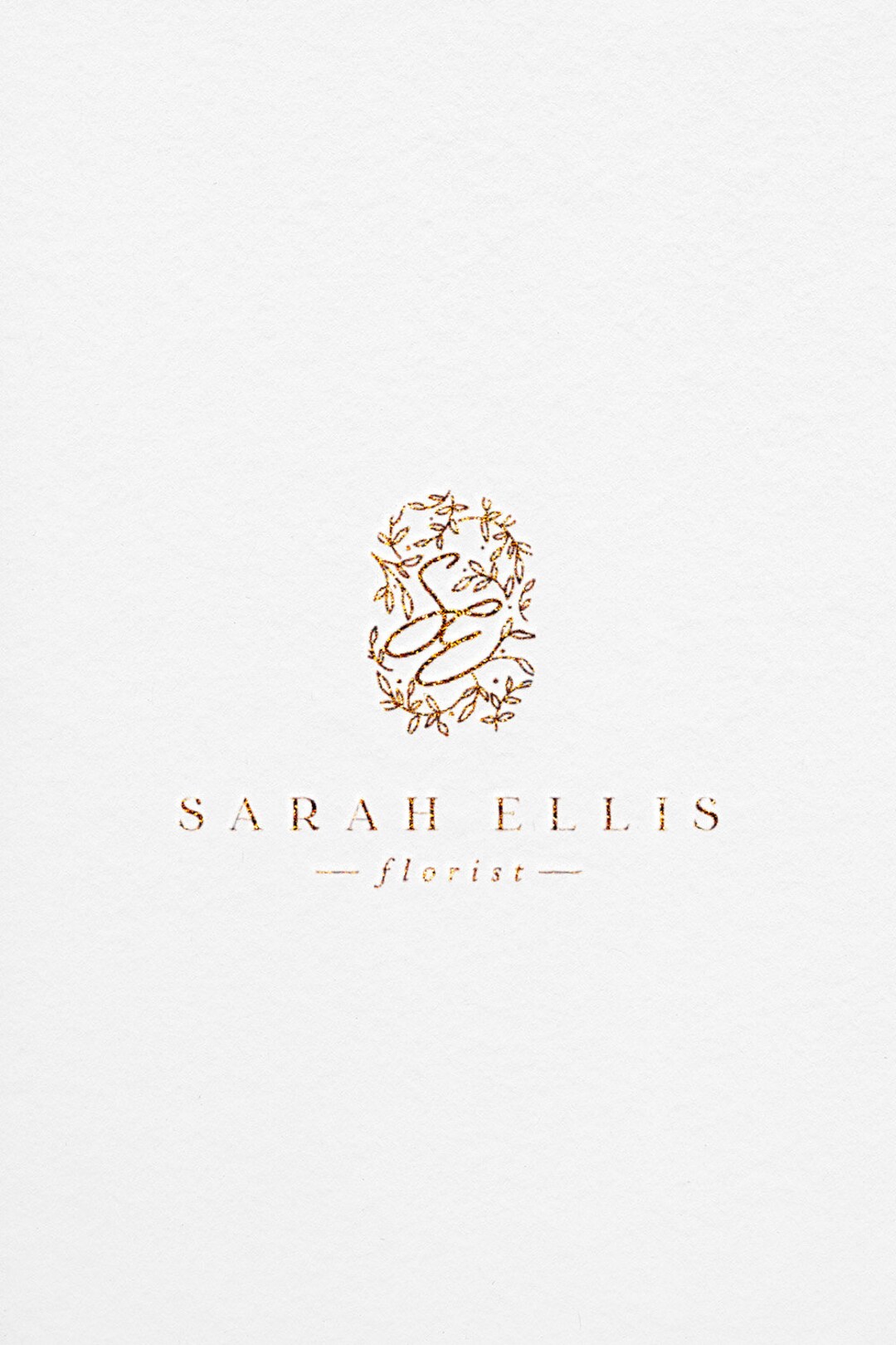 Photography Logo Design Monogram Logo Unique Floral Logo - Etsy