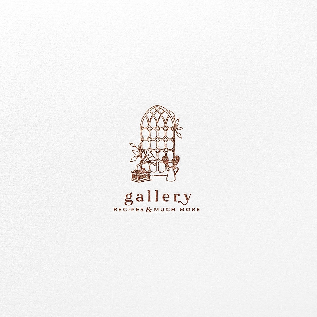 Cafe Logo Window Logo Premade Logo Old Logo Vintage Logo - Etsy