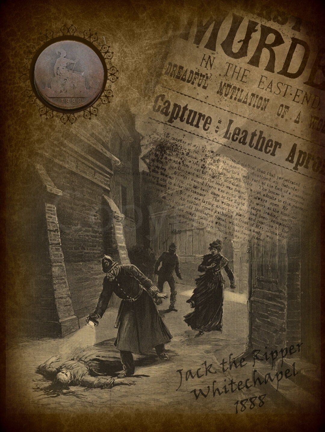 Jack the Ripper Original 1888 Penny 8 Jack the Ripper Original 1888 Penny 8