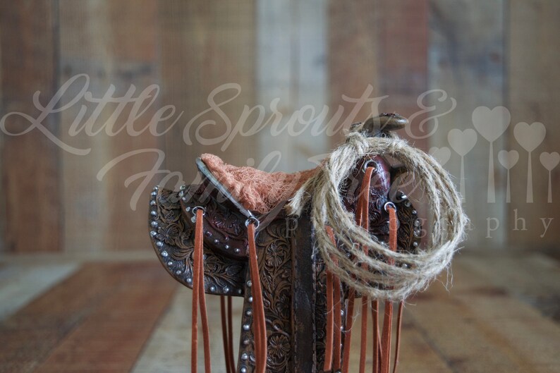 Western Saddle Digital Background Backdrop for Newborn or Children - Etsy