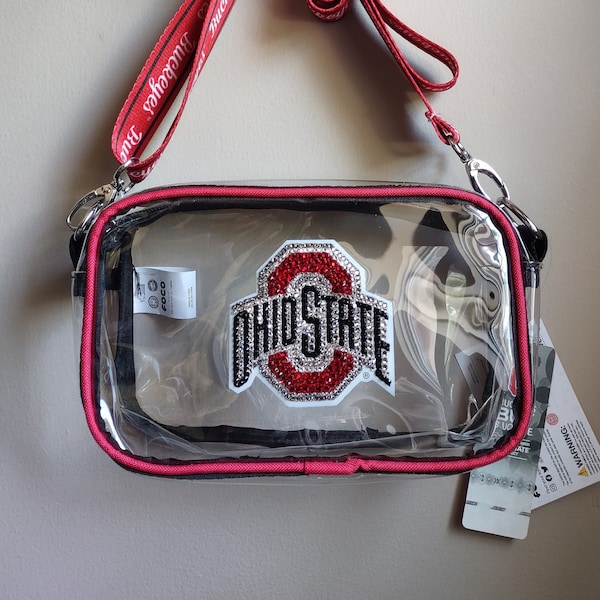 Clear Ohio State Crossbody Bags - Etsy