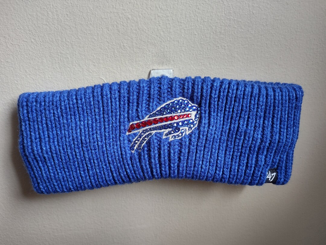 Bling Crystal Buffalo Bills Winter Headband NFL Bling Hat Ear Warmer ...