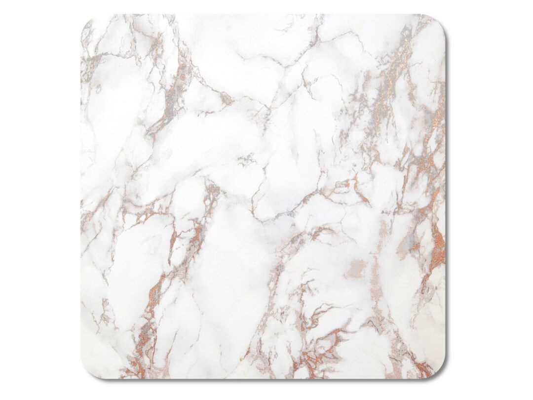 INTERLUXE LED Luminous Coaster Marble Look Rose Gold Wedding Wedding ...