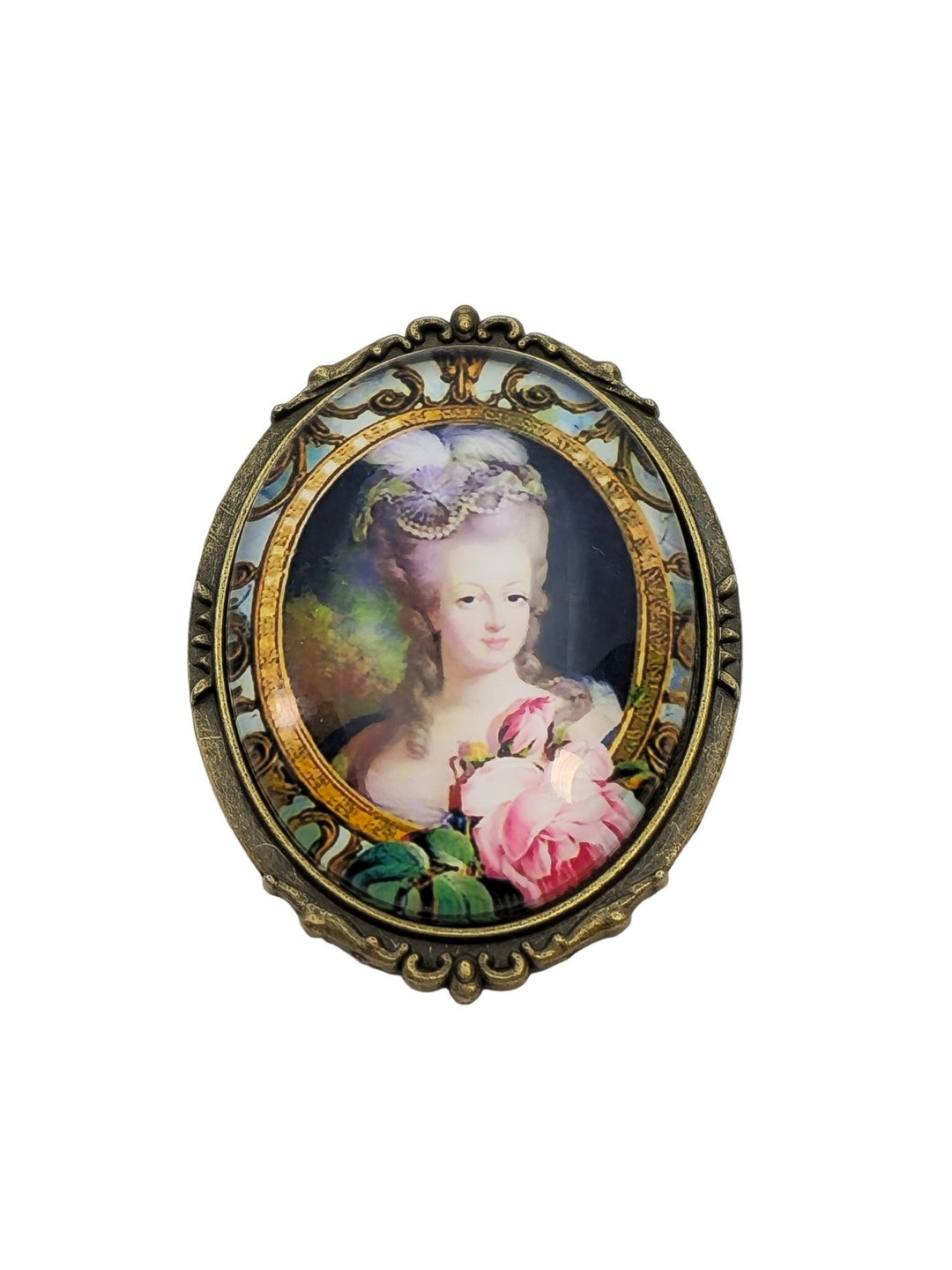 Pin Brooch Coquette Marie-antoinette Queen of France Retro Vintage - Etsy