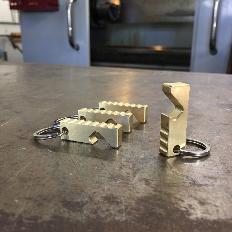 Keychain Bottle Opener EDC CNC Every Day Carry - Etsy