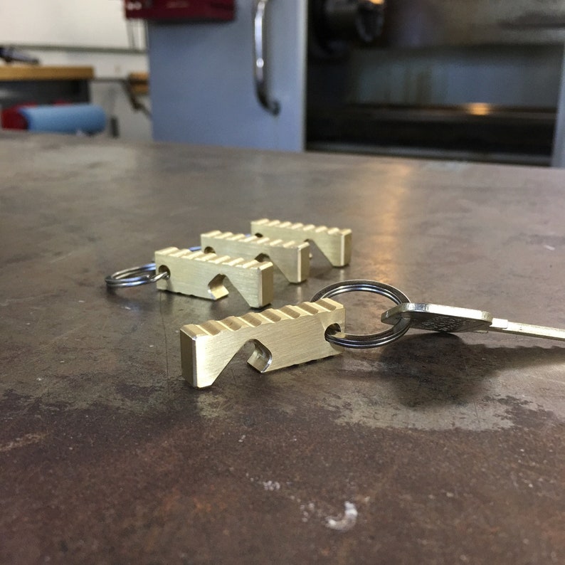 Keychain Bottle Opener EDC CNC Every Day Carry - Etsy