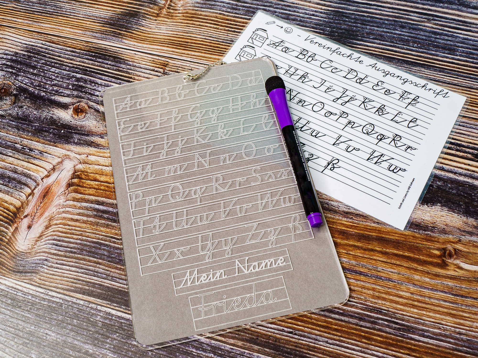 Acrylic Writing Board Personalized With Name Simplified - Etsy