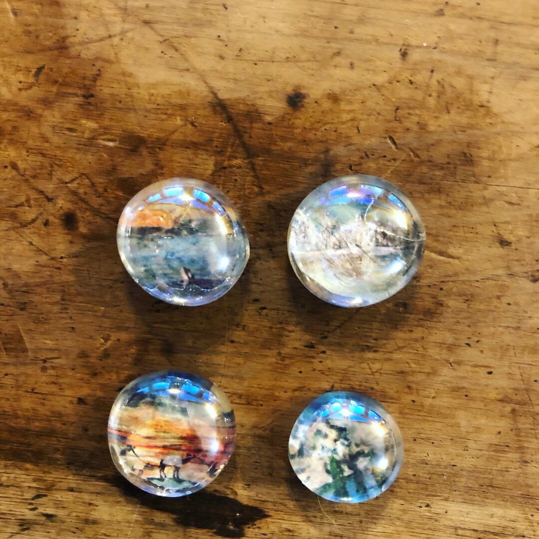 Round Glass Bubble Art Magnets, Camel Magnet, Orca Magnet, Mountain ...