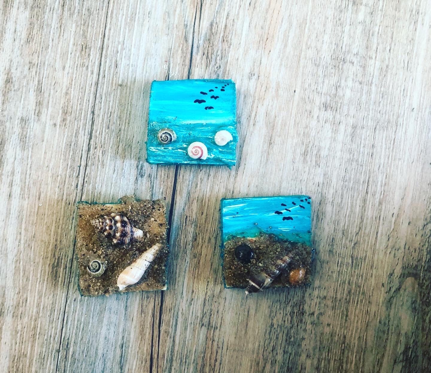 Beach Set of Three Magnets Beach Magnets 10 Ocean Magnets - Etsy