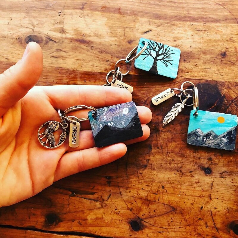 Nature Keychain - Etsy