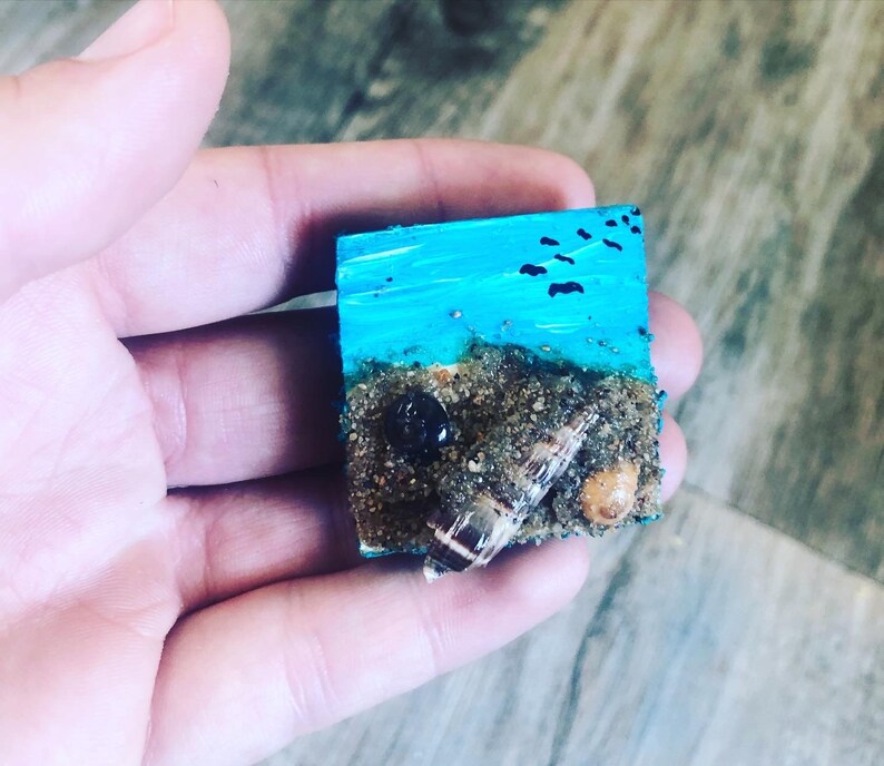 Beach Set of Three Magnets Beach Magnets, 10 Ocean Magnets, Shell ...