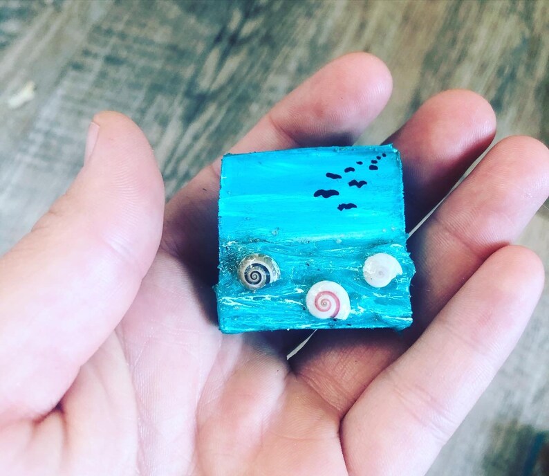 Beach Set of Three Magnets Beach Magnets, 10 Ocean Magnets, Shell ...