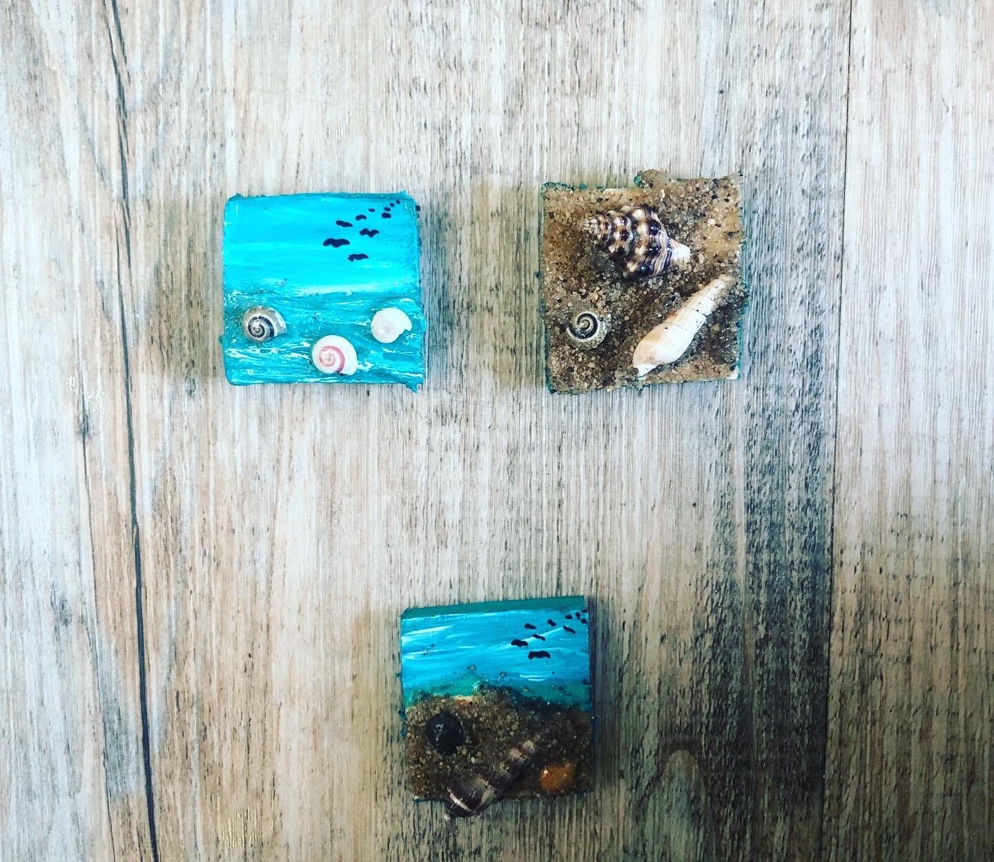 Beach Set of Three Magnets Beach Magnets 10 Ocean Magnets - Etsy