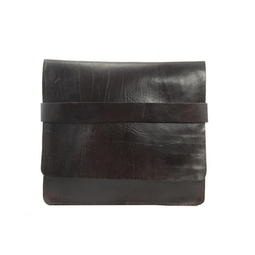 Leather Computer Case - Chocolate - Etsy