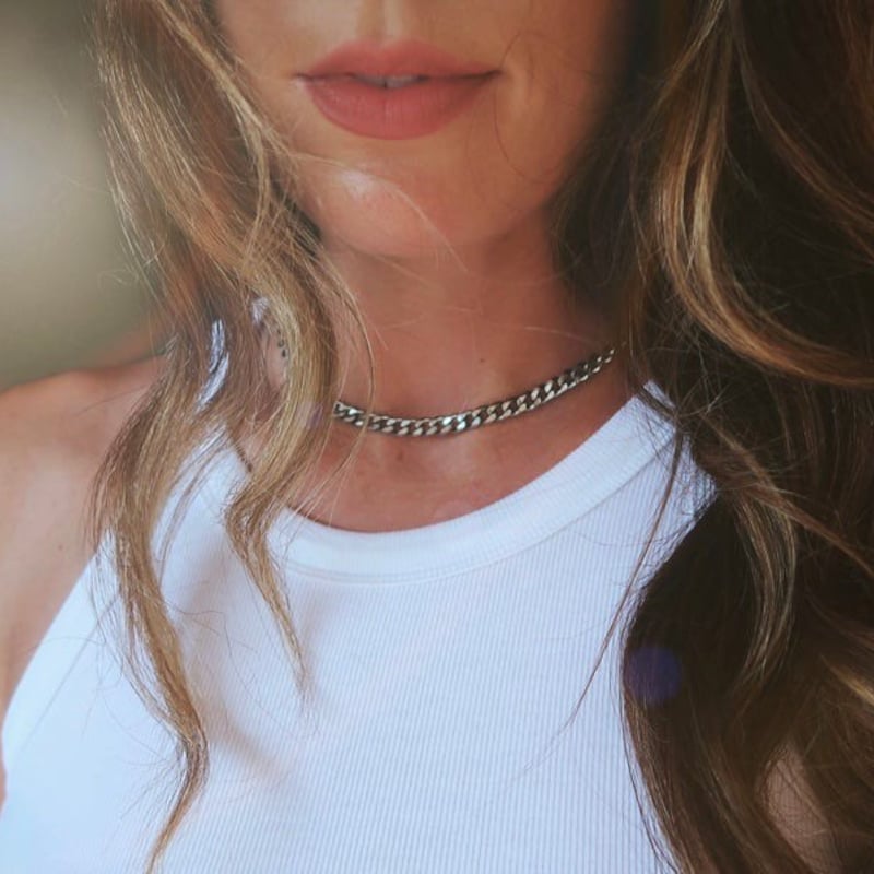 Chain Link Necklace - Etsy