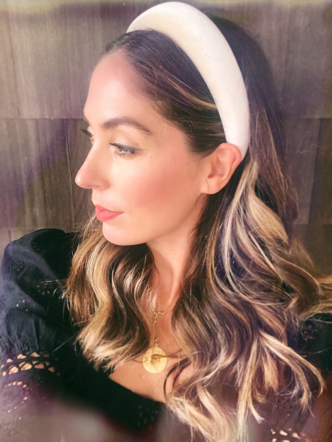 Ivory Padded Headband Crown, Wedding Headband, Races Headpiece, Cream ...