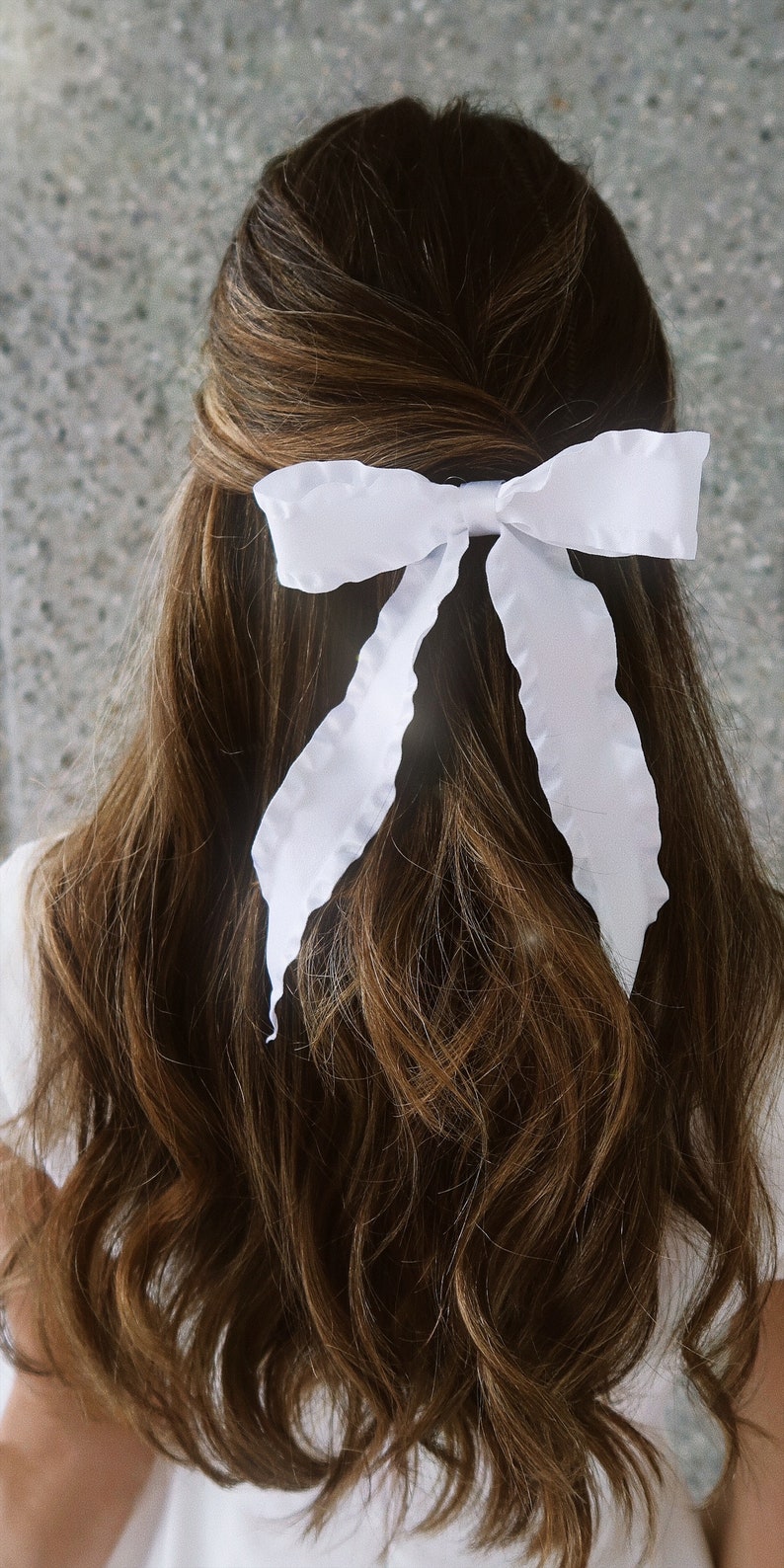 Brigitte Hair Bow Barrette, Light Pink Hair Bow, Baby Pink Hair Bow ...