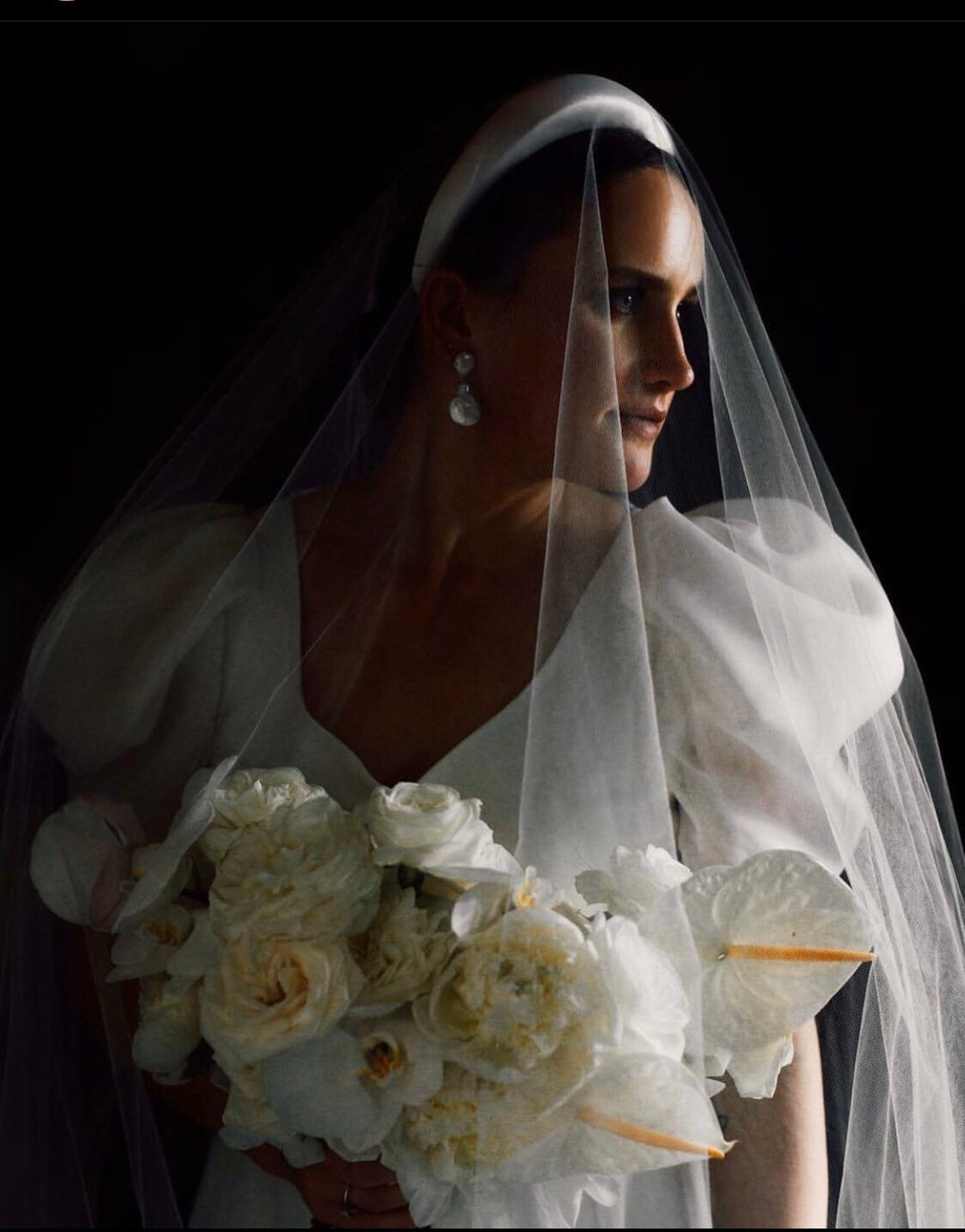 White Padded Headband Crown, Wedding Headband, Races Headpiece, Cream ...