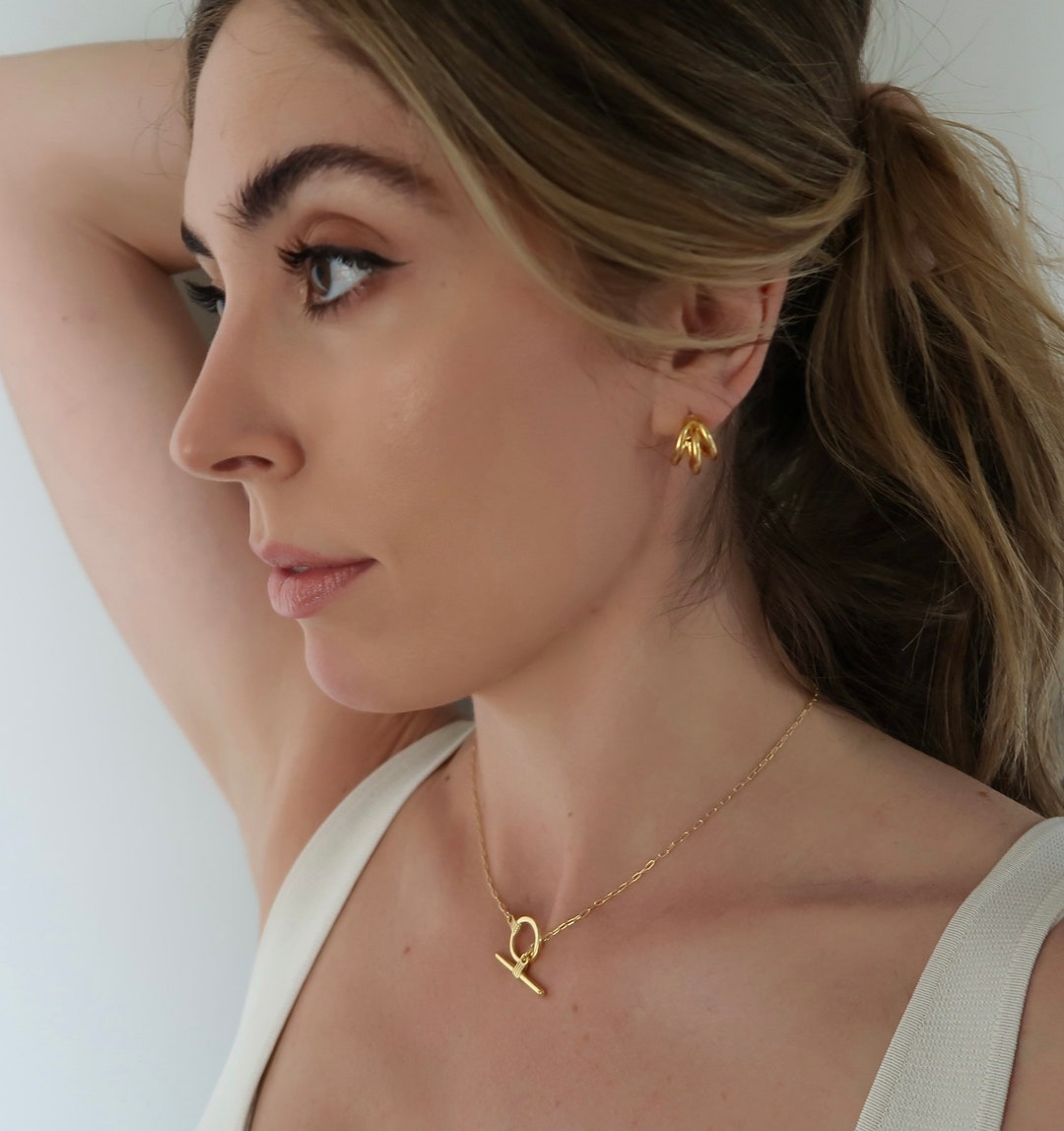 Minimalist Gold Chain, Gold-plated Simple Thin Necklace, Gold Chain ...