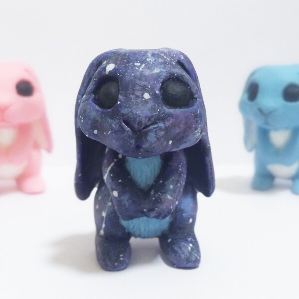 Galaxy Bunny Art - Etsy