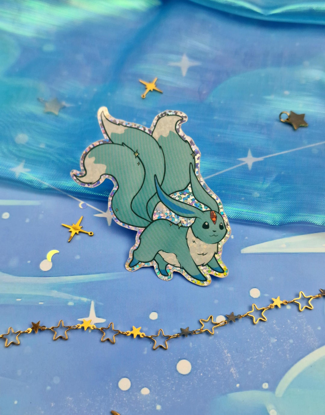 Carbuncle | Decal | FFXIV | Final Fantasy | Cute | Sparkly | Glitter ...