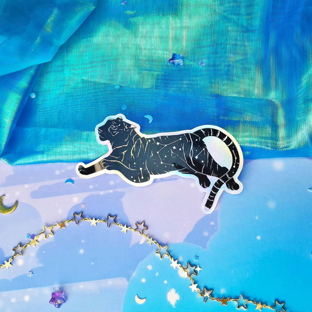 Tiger | Chinese Year | Holographic | Star | Celestial | Universe ...