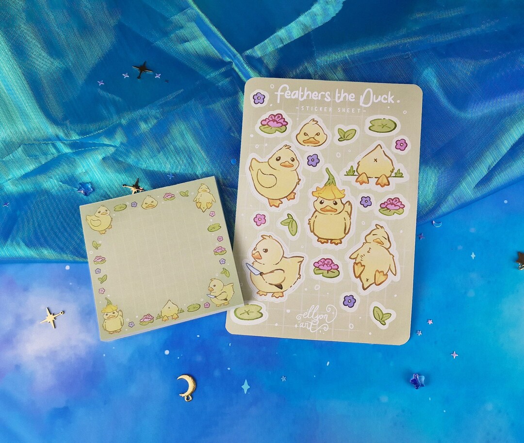 Feathers the Duck | Duckies | Bundle | Stickers | Scrapbooking | Memo ...