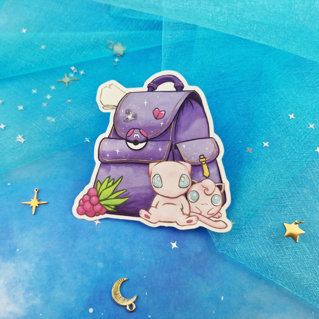 Backpack | Cute | Pokebag | Pokeball | Glossy | Pokemon | Kawaii | Mew ...