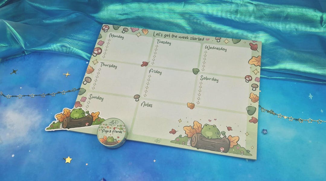 Frojo & Friends | Bundle | A4 Desk Planner | Cute Stationery Organiser ...