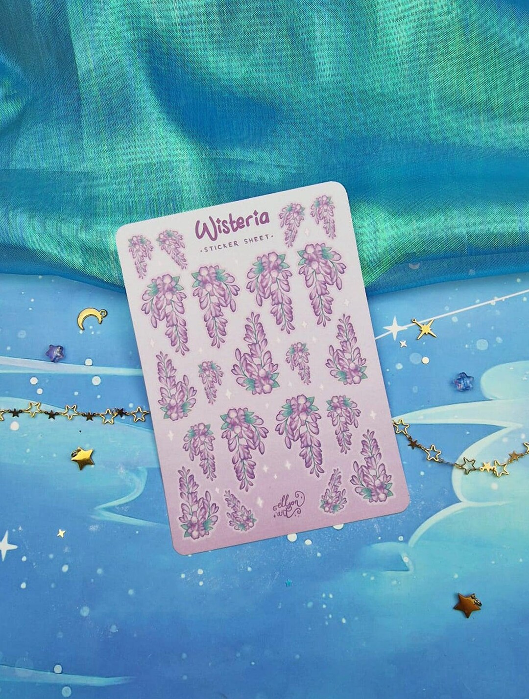 Wisteria | Cute | Stickers | Scrapbooking | Labels | Planning ...