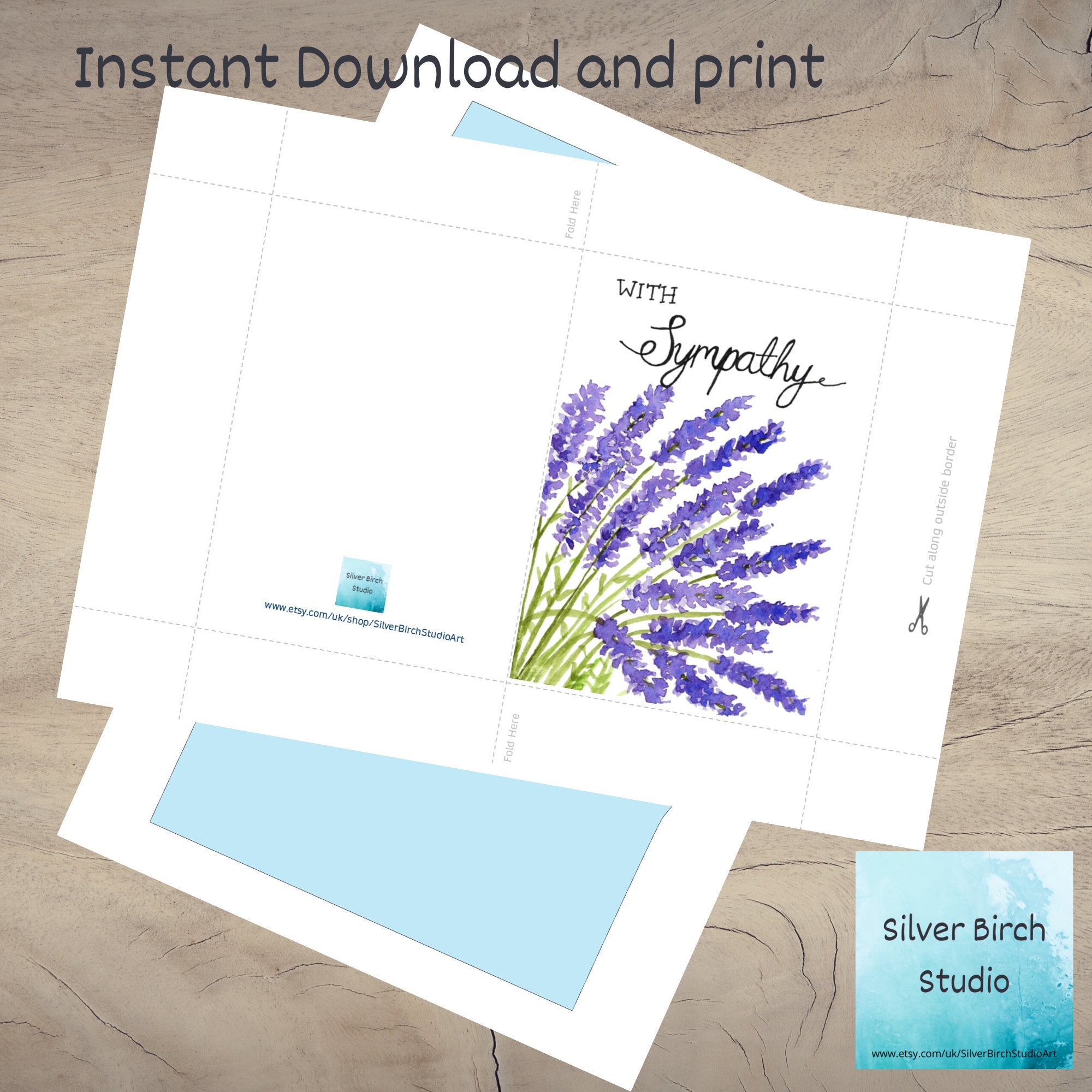 Printable Sympathy Card/instant Download Sympathy - Etsy