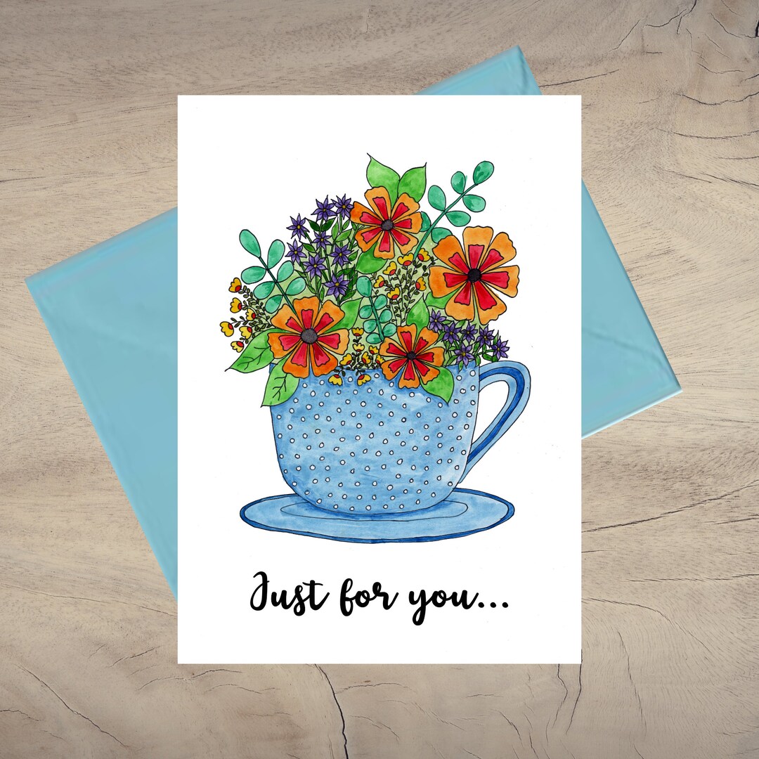 Just for You Card | Gift Card | Instant Downloadable Card | Printable ...