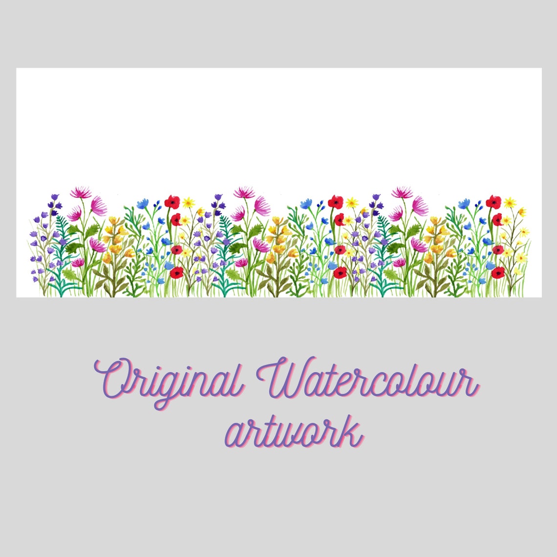 Wildflower Printable Writing Paper, Writing Paper, Printable Stationery ...