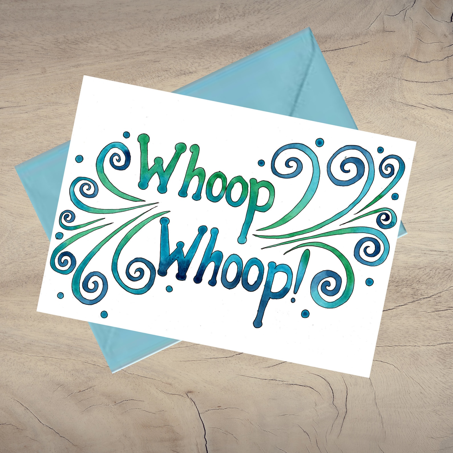 Whoop Whoop Card / Printable Congratulations Card / Instant Download ...